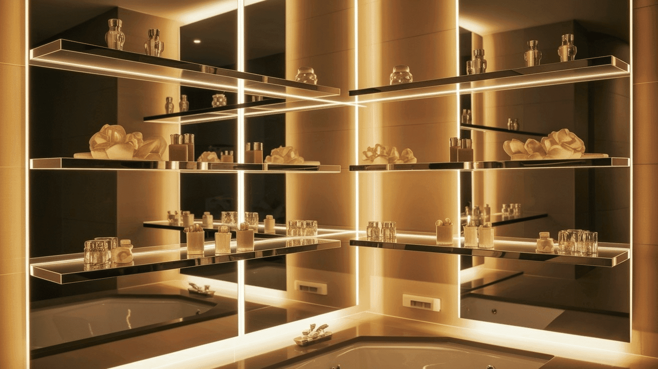 31 Funky Floating Shelves Bathroom Ideas in a Flash - Enthralling Gumption